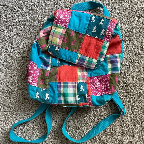 Disney | Bags | Vintage Teal Plaid Disneyland Disney World Mickey Mouse ...